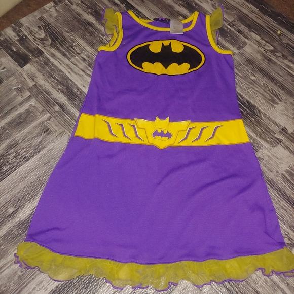 Batman | Pajamas | Batman Purple Batman Girls Summer Nightie Nightgown ...